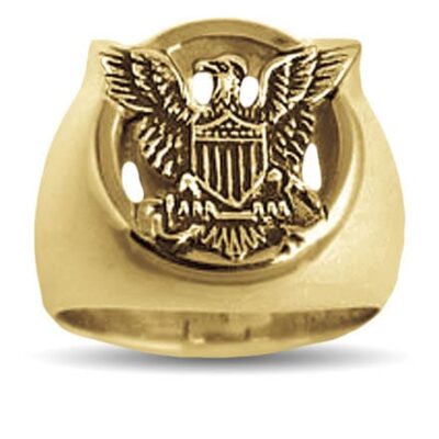 Coast Guard Eagle Ring - Carroll Collection of U.S. Eagle Rings