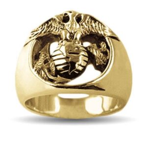 Marine Corps Ring by Mike Carroll - Carroll Collection of U.S. Eagle Rings