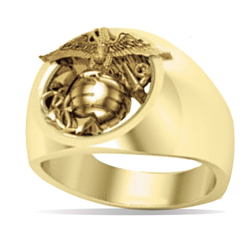 Marine Corps Ring by Mike Carroll - Carroll Collection of U.S. Eagle Rings